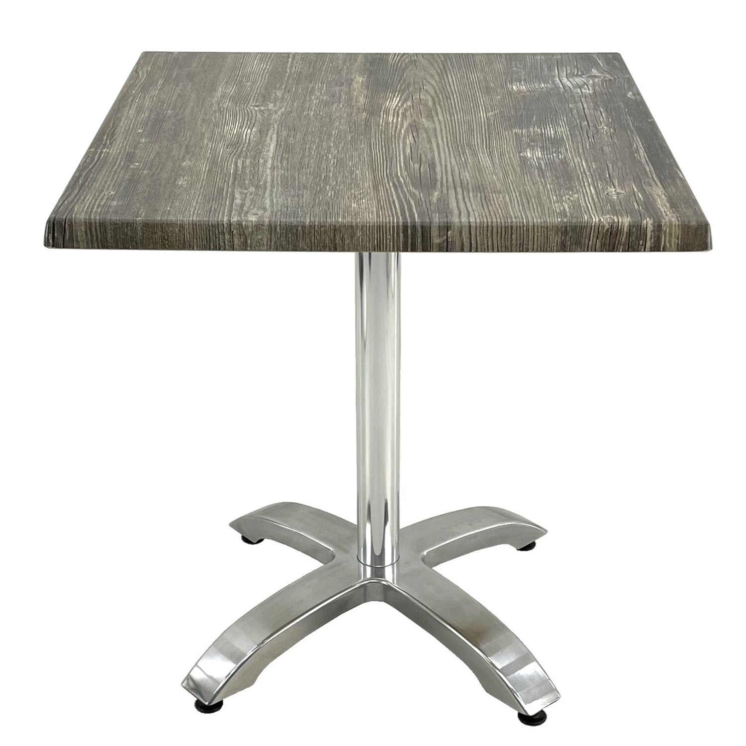 Masa restaurant/terasa patrata 70x70xh74cm Raki Old Pine, blat werzalit ...