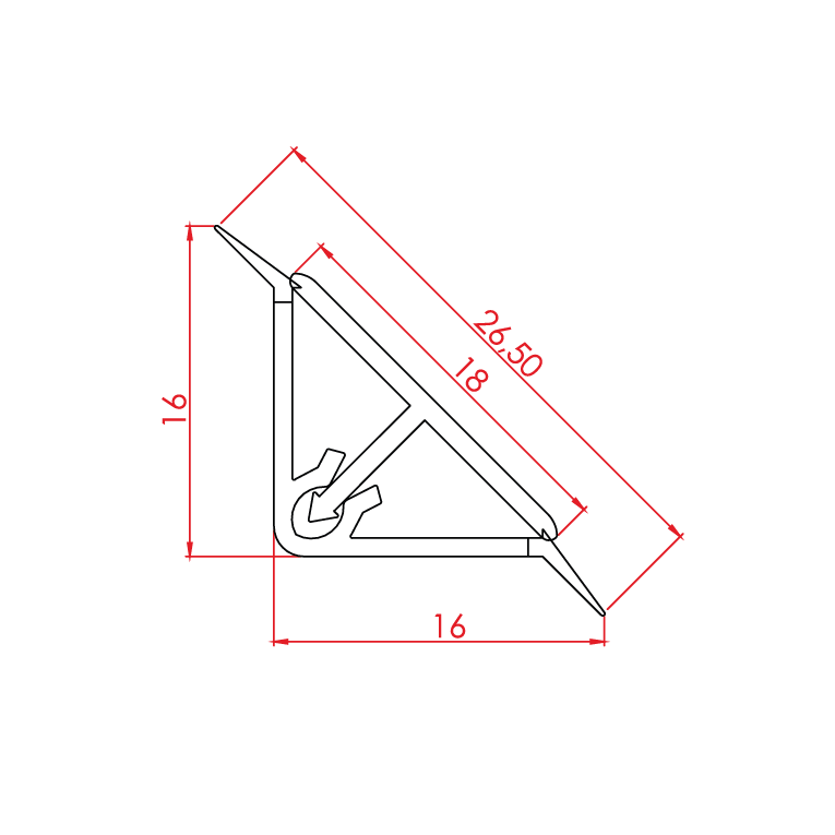 Inaltator blat model Mini IT /plinta antistrop, plastic cu insertie din ...