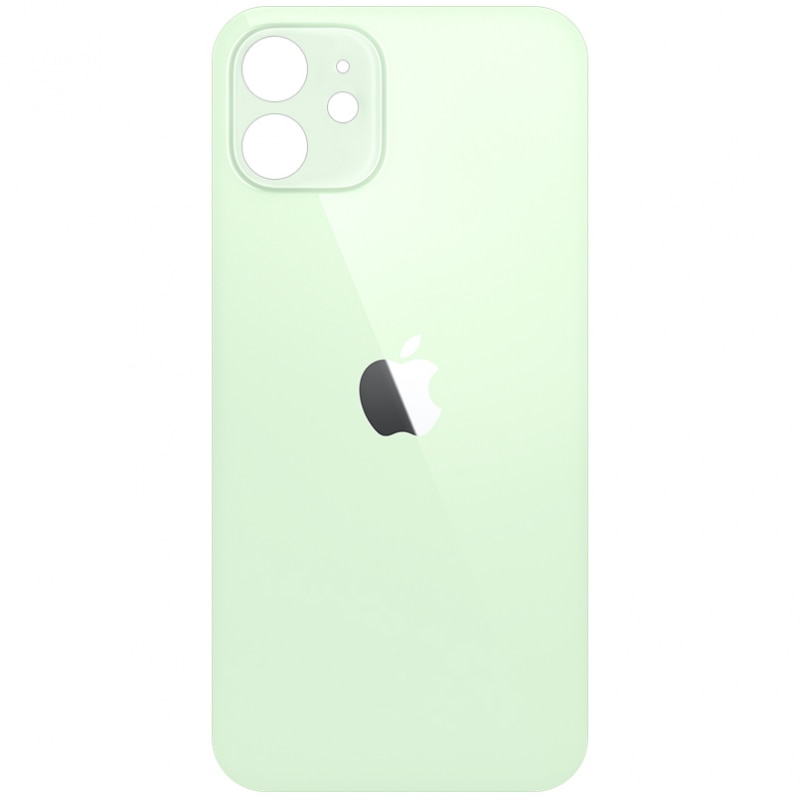 Capac spate compatibil cu Apple iPhone 12 mini, sticla, Verde - eMAG.ro