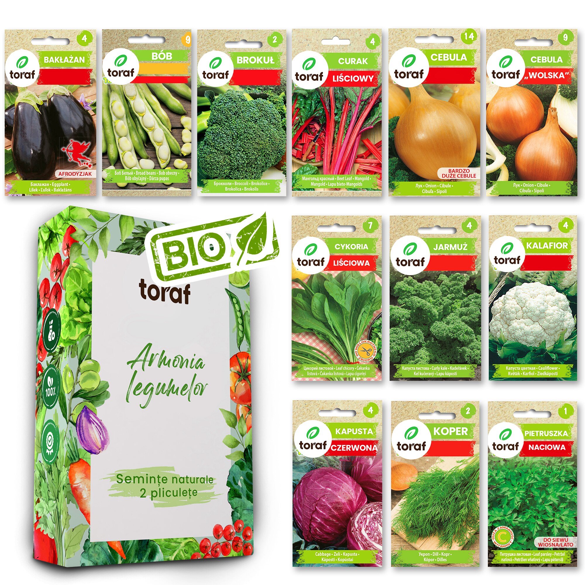 Set de seminte fructe legume, vinete, fasole lata, brocoli, sfecla ...