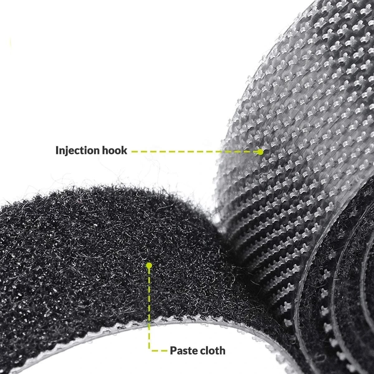 Banda cu scai tip velcro, Active, organizator cabluri 1m, negru - eMAG.ro