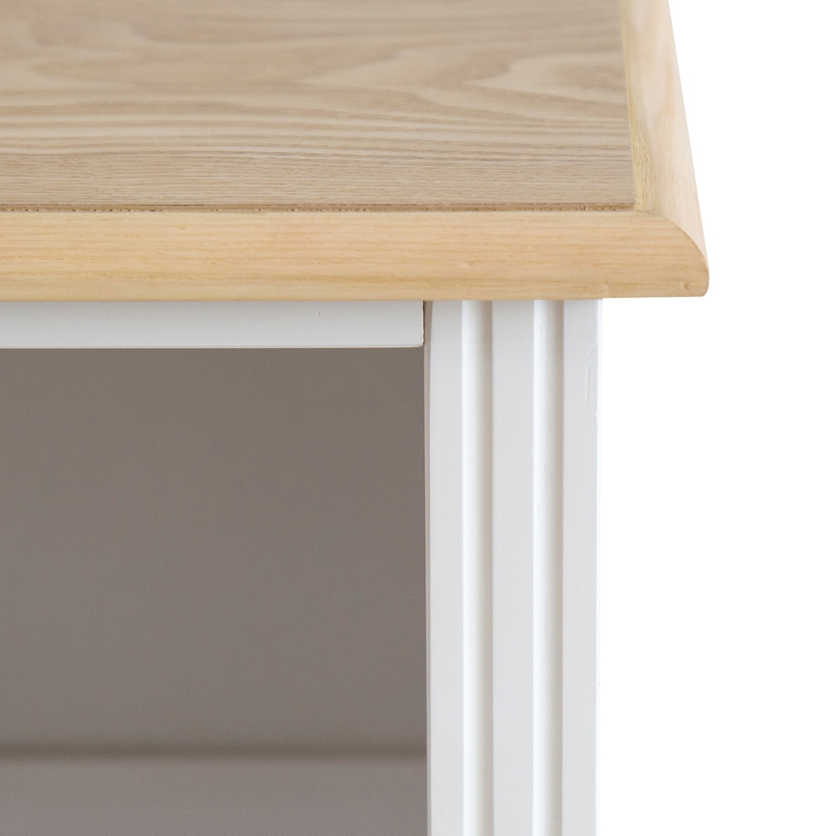 Raft alb din lemn si MDF, H.102 cm, Solen - eMAG.ro