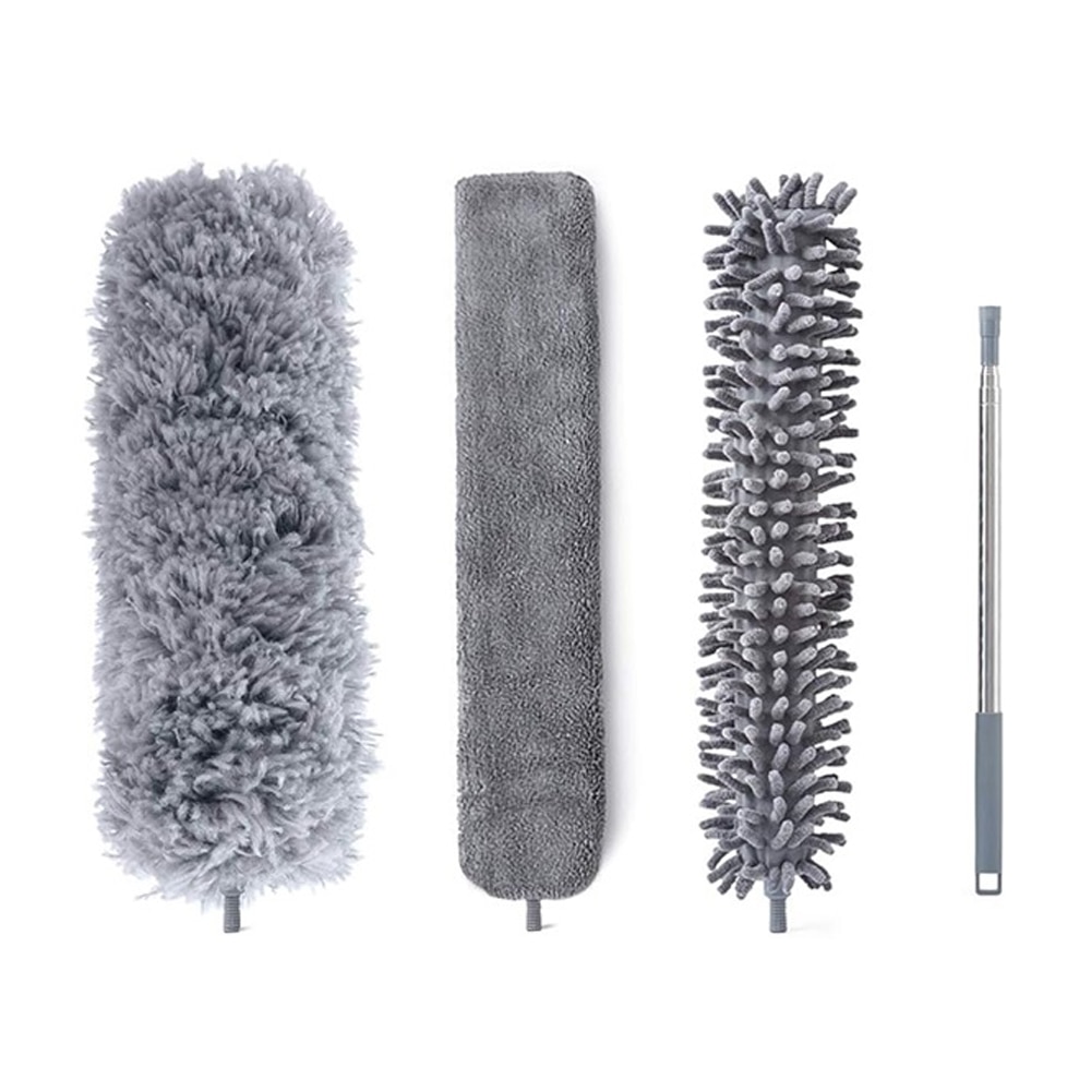 Pamatuf Telescopic, 3in1, Microfibra, 170cm, Gri - eMAG.ro