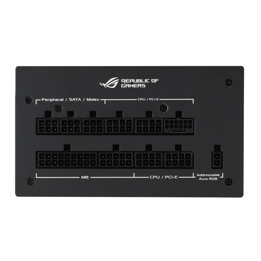 Sursa PC full modulara Asus ROG Strix 1200W Aura Edition, 80 PLUS Gold ...
