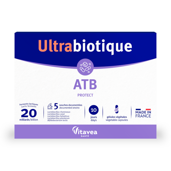Probiotice Ultrabiotique ATB PROTECT, 10 capsule - eMAG.ro