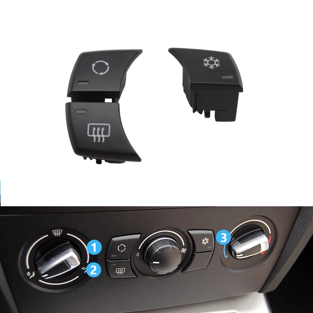 Set 3 Butoane Panou Clima Dedicat BMW E81 E82 E87 E88 E90 E91 E92 E93 ...