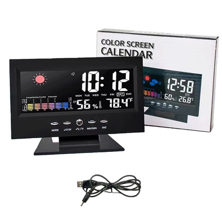 Statie meteo de interior, Excitat®, termometru si higrometru, prognoza ...