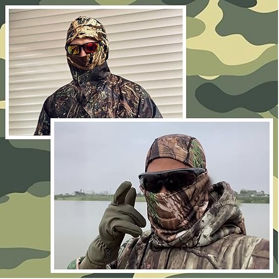 Cagula Tactica Combat de Iarna, 6in1 Multifunctionala, Camuflaj ...