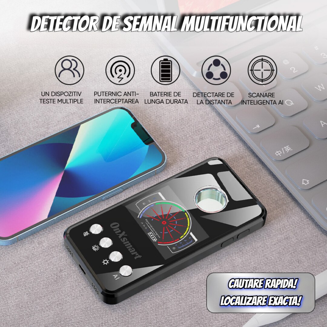 Detector profesional cu inteligenta artificiala AI cu ecran pentru ...