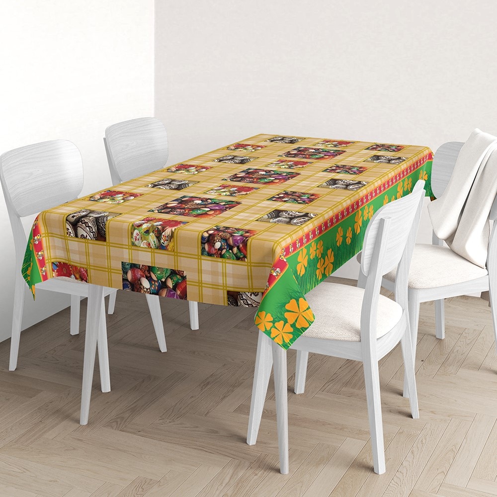 Fata de masa tip musama, 3,45m x 1,4m, model de Paste, usor de ...