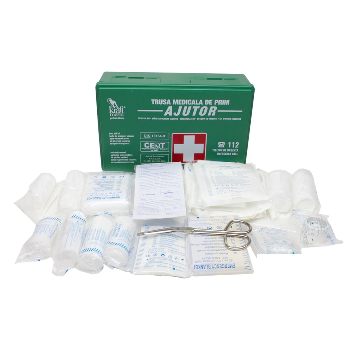 Trusa medicala de prim ajutor Kraftmann - eMAG.ro