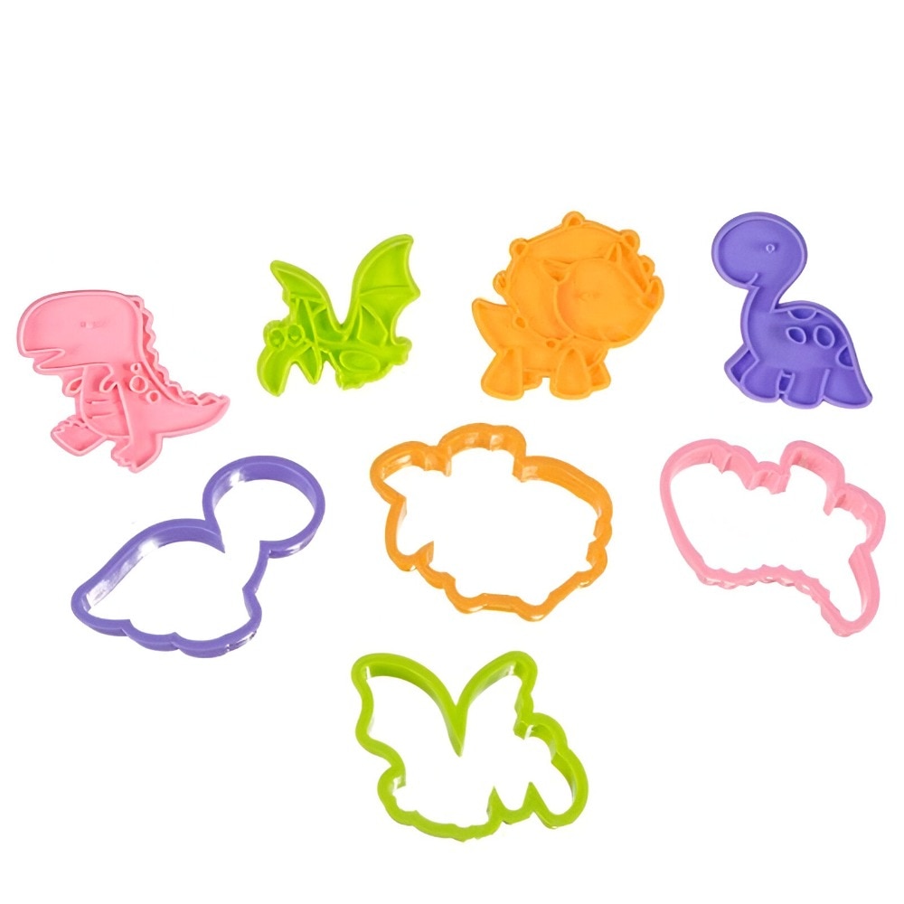Set Dinozaur cu Plastilina Velixo®, Instrumente de Modelare, 6 Culori ...
