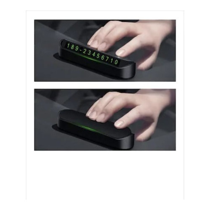 Suport afisaj numar telefon, pentru parcare temporara, 13 x 3.5 x 2.6 ...