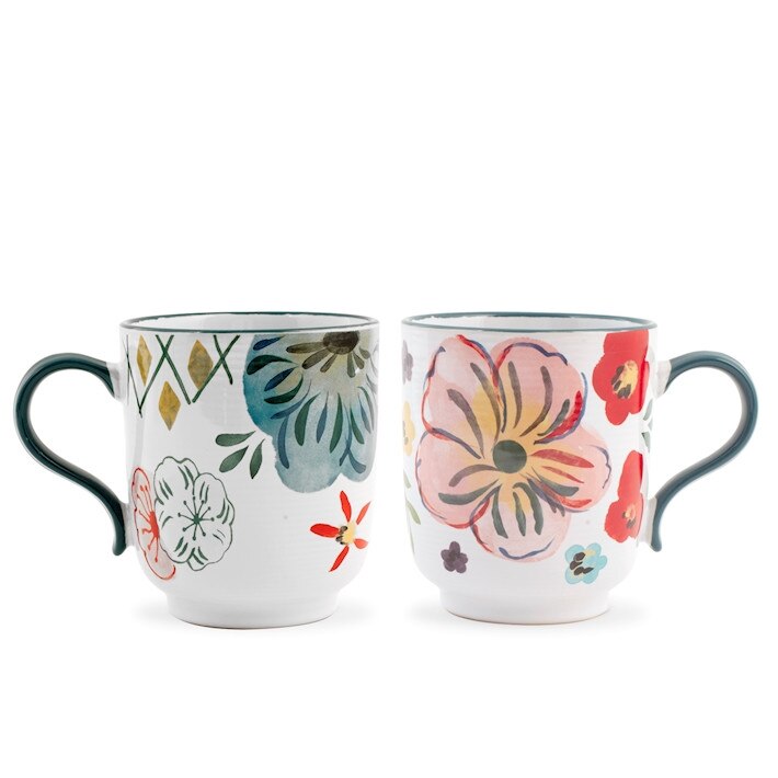 Set 6 cani portelan NBC, H&H, 350 ml - eMAG.ro