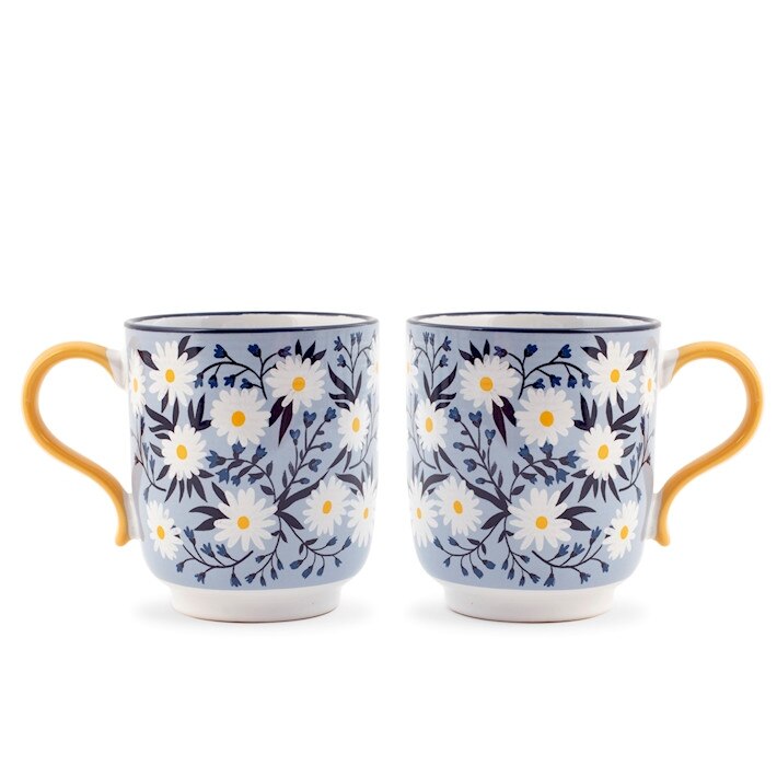 Set 6 cani portelan NBC, H&H, 350 ml - eMAG.ro