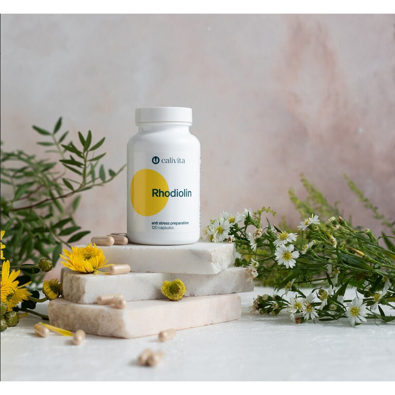 Rhodiolin CaliVita 120 capsule, preparat antistres, reduce oboseala si ...