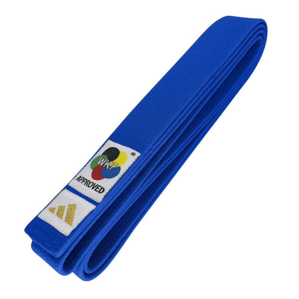 Centura Karate Adidas Approved WKF 340 cm Albastru - eMAG.ro