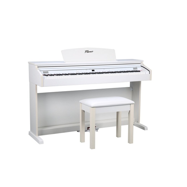 Set Pian Digital Flame SLP 150WH Alb - eMAG.ro