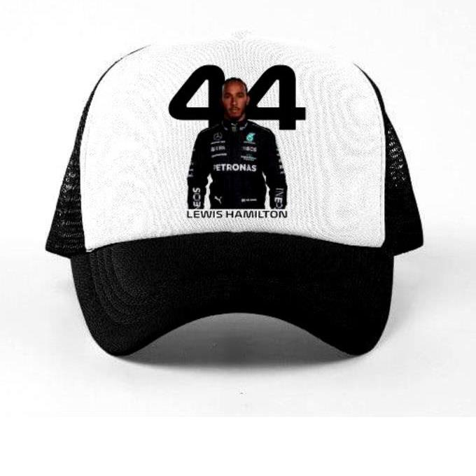 Sapca de baseball pentru femei Lewis Hamilton Formula 1 2024 - alb ...