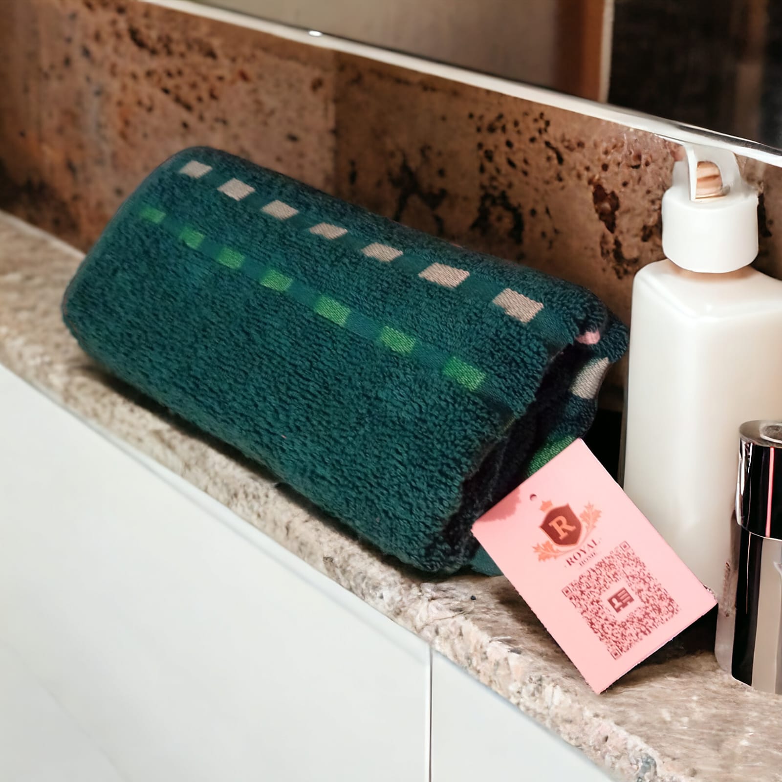 Prosop Fata 50x100cm 450g/mp Colorat 100% Bumbac Pakistan - eMAG.ro