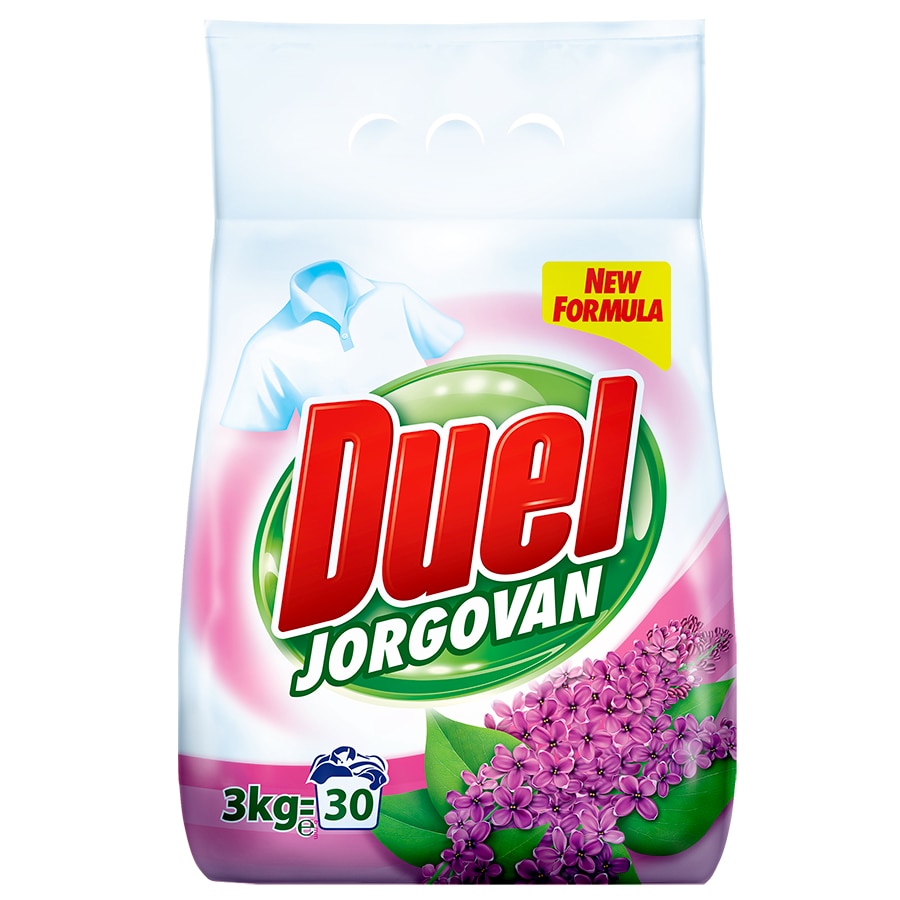 Detergent pudra Duel Flori de Liliac 3kg - eMAG.ro