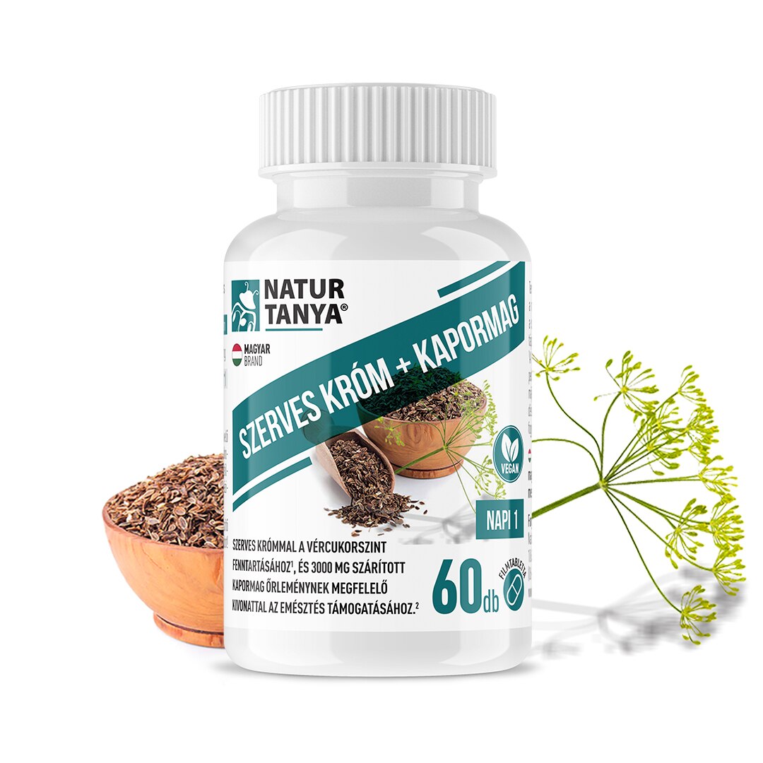 Concentrat organic de CROM, SEMINTE DE MARAR, 60 tablete - eMAG.ro