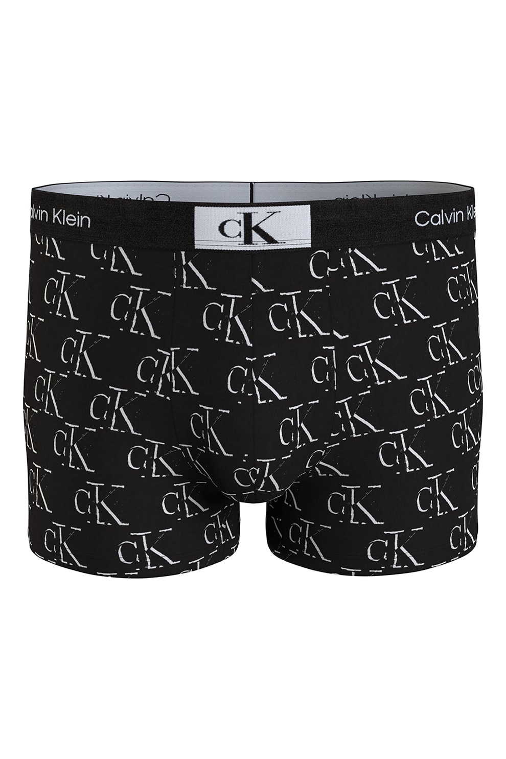 Calvin Klein, Boxeri din amestec de bumbac cu imprimeu logo - eMAG.ro