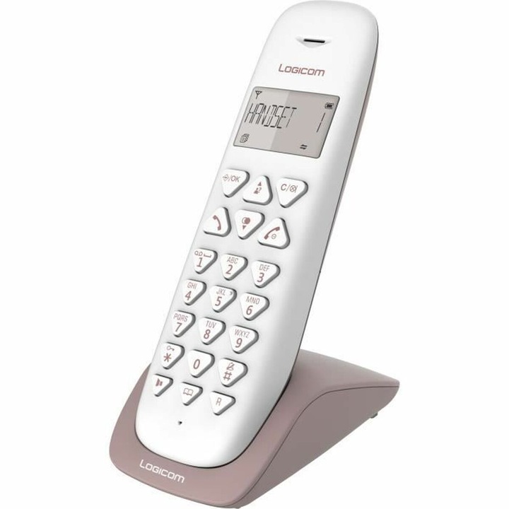Telefon fara fir, VEGA 150, Alb/Roz - eMAG.ro