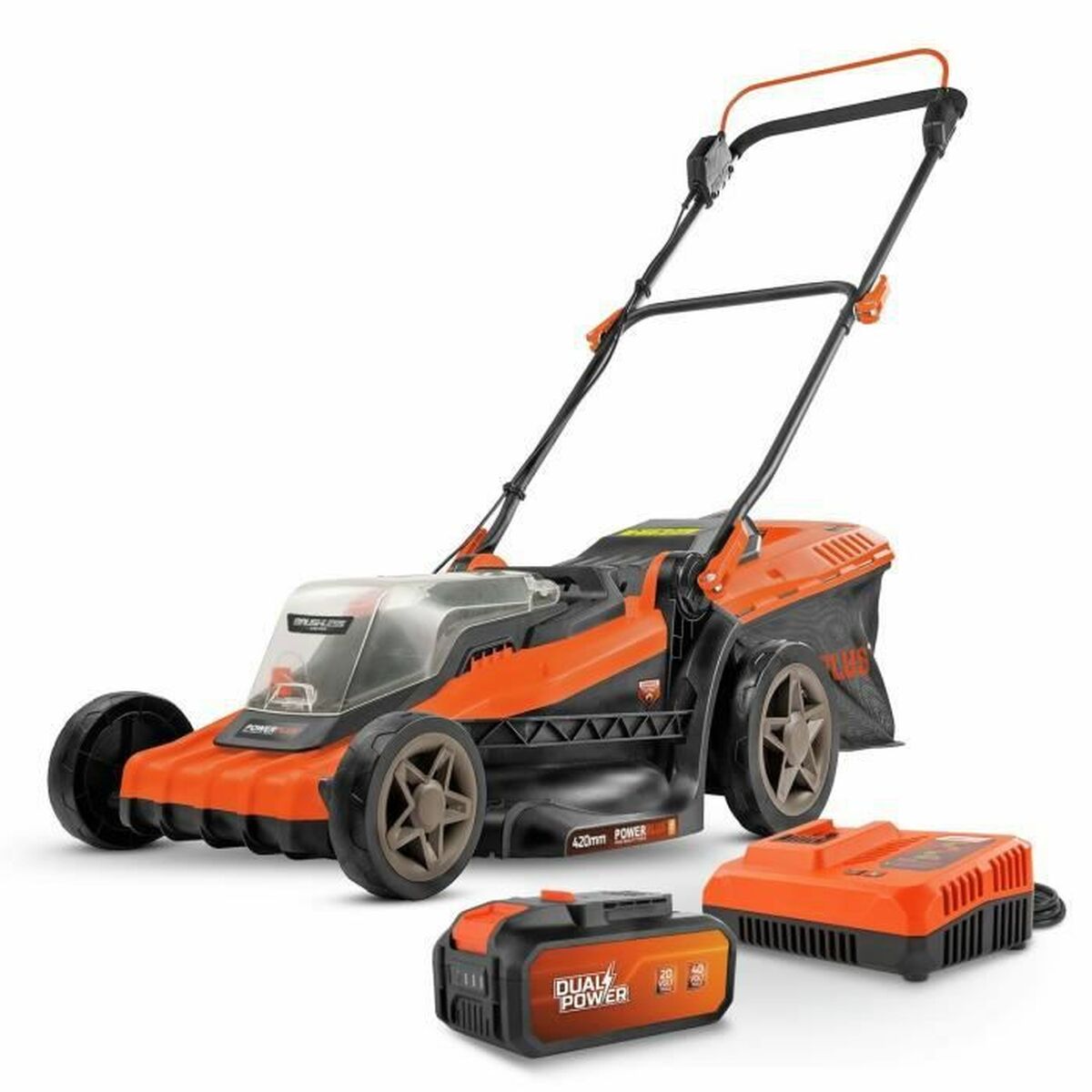 Masina de tuns iarba cu acumulator, 42cm, Multicolor - eMAG.ro