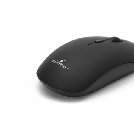 Mouse fara fir, Bluestork, PVC, Wireless, Negru - eMAG.ro