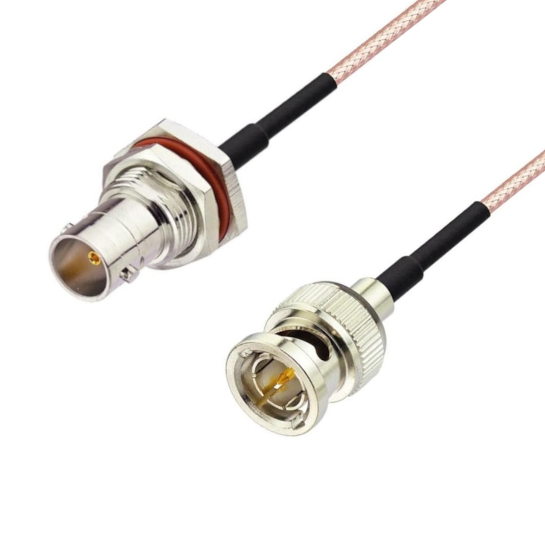 Cablu transmisie HD-SDI 3G-SDI RG179 75ohm, BNC tata - BNC mama, 1m ...