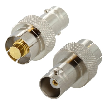 Adaptor mufa, BNC/MX ICOM, Pentru radiotelefoane, 50 ohm, Argintiu - eMAG.ro