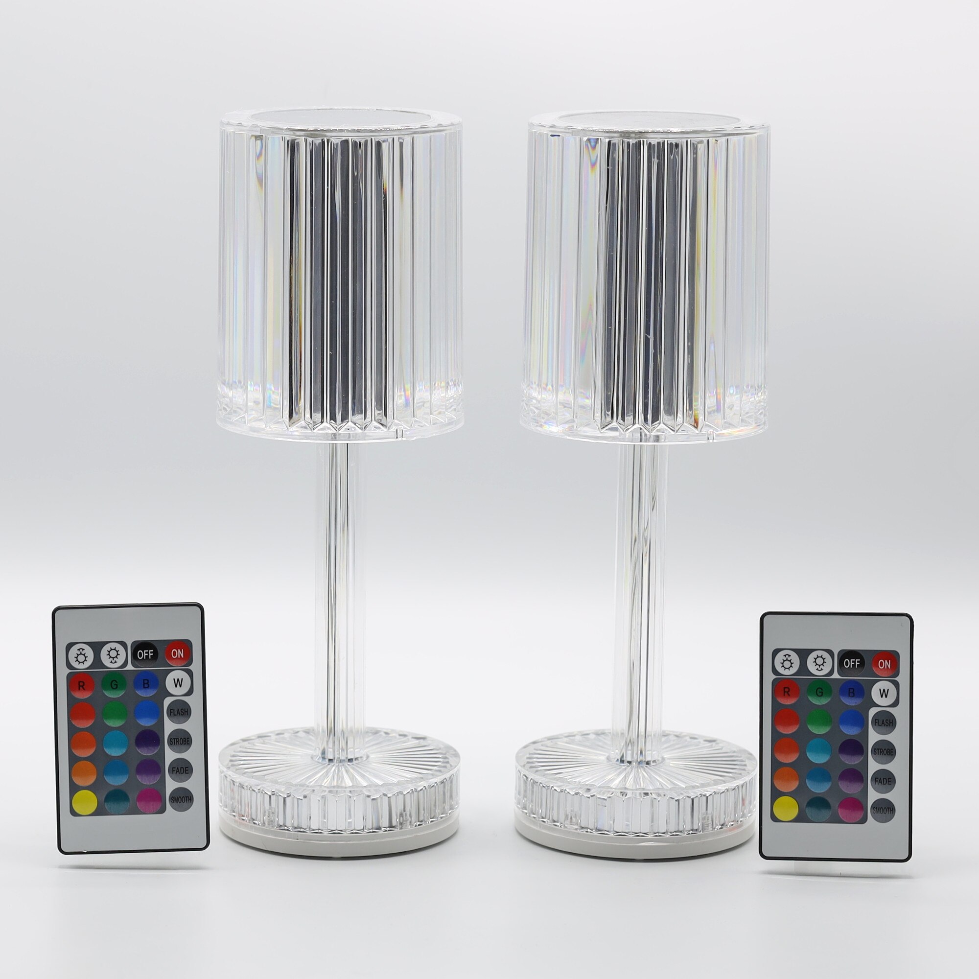 Set 2 Veioze Ambientale LED "Aurora" - cu Control Tactil 3 Temperaturi ...