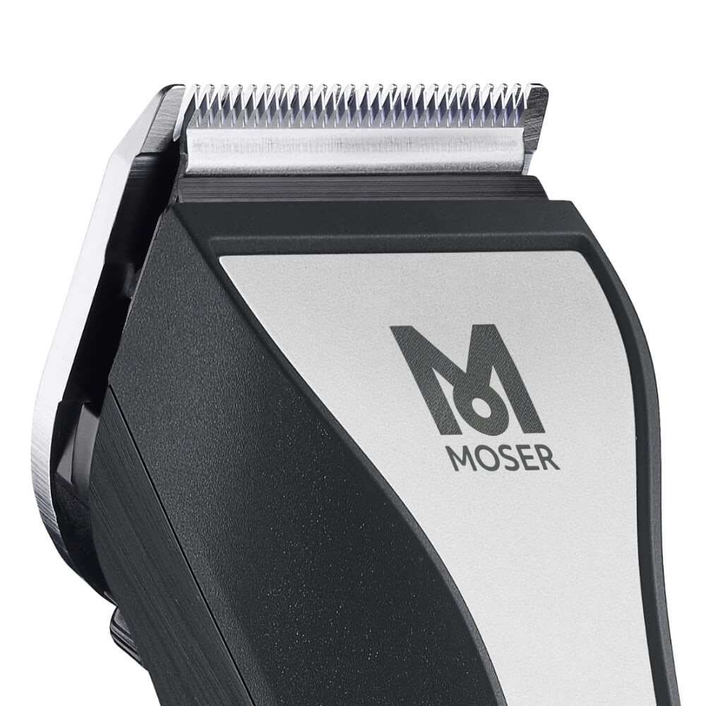 Masina de tuns fara fir, MOSER, CHROM2STYLE 1877-0050, gri/negru - eMAG.ro