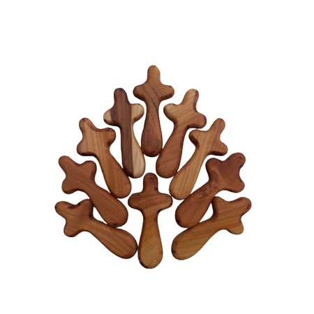 Set 10 Cruci Pentru Rugaciune, Comfort/Holding Cross, Realizate Din ...