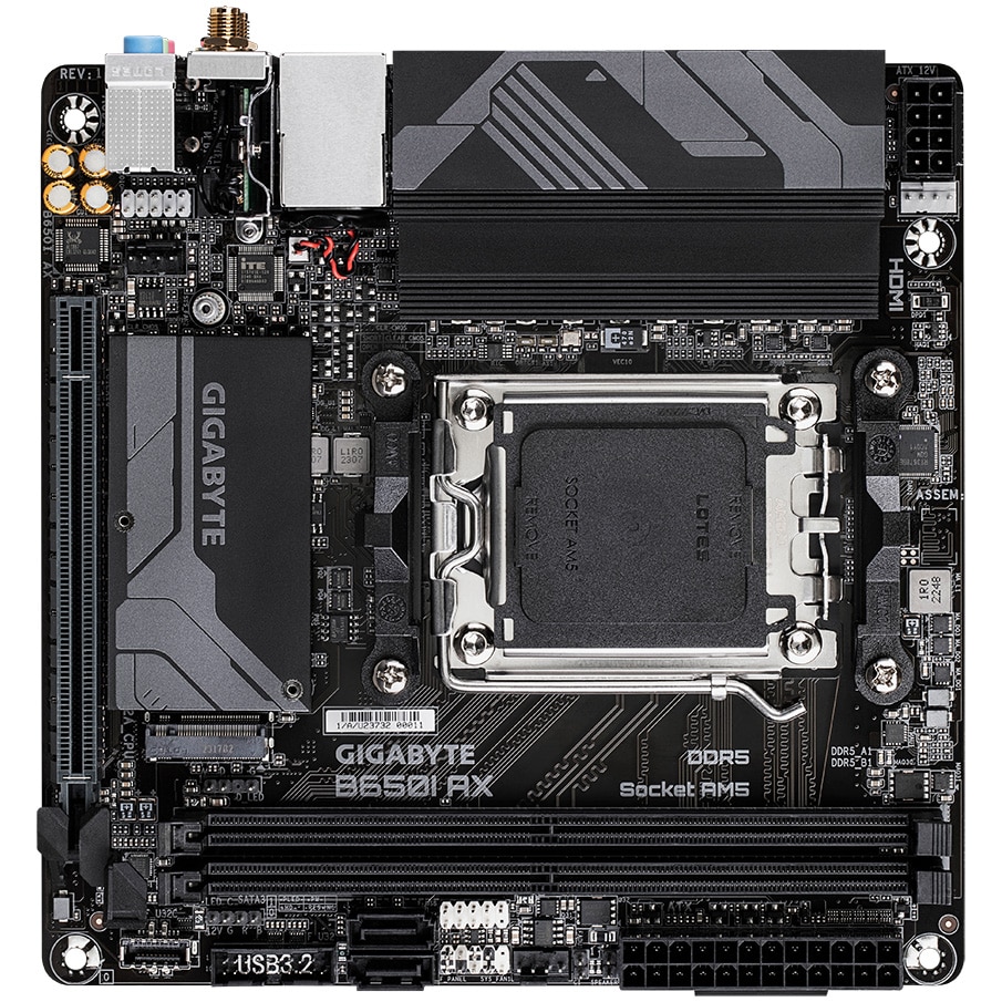 Placa de baza GIGABYTE B650I AX, Socket AM5, Mini-ITX - eMAG.ro