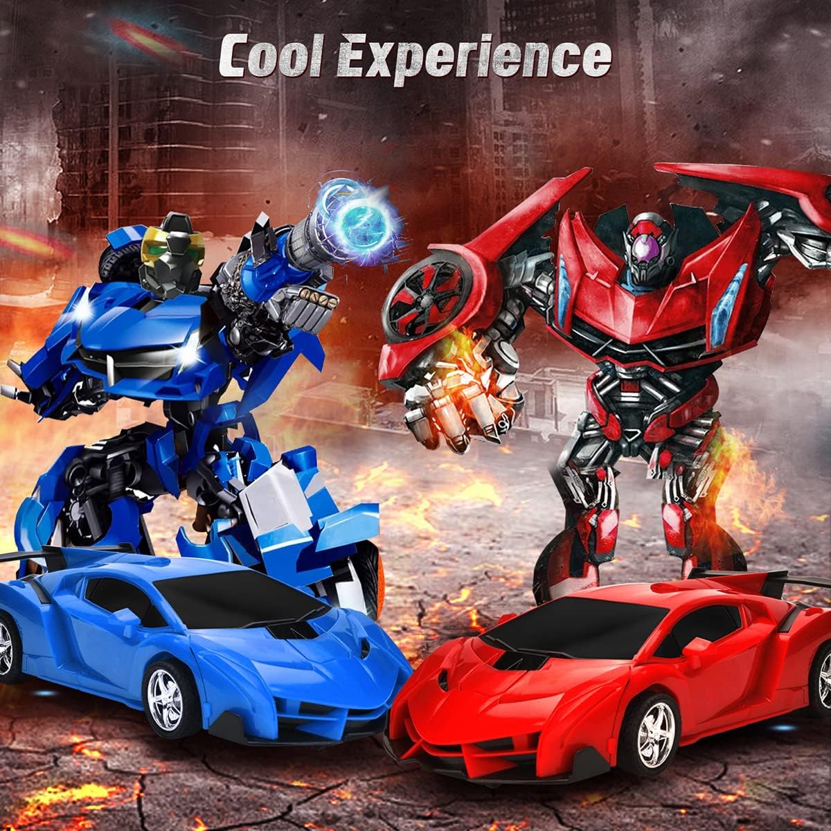 Masina Robot interactiv, cu Telecomanda 2.4 Ghz, actiune Bump and Go ...