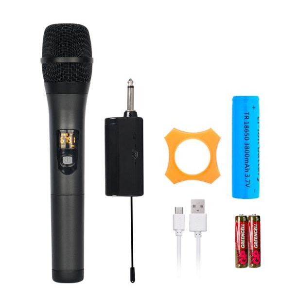 Microfon Wireless, Plug and Play, pentru Karaoke si Conferinte - eMAG.ro