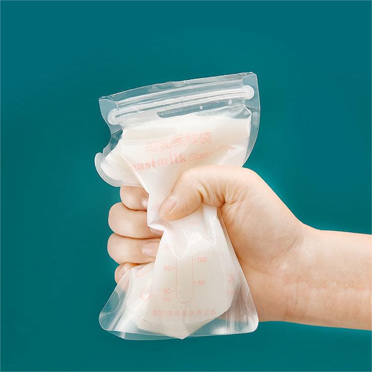 Set 30 pungi lapte matern, 250ml, Transparent - eMAG.ro