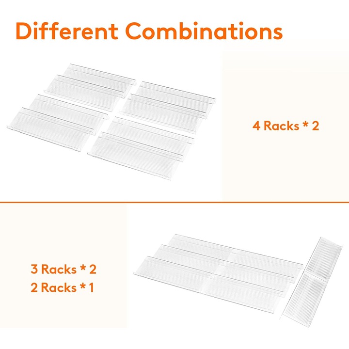 Organizator de Sertar pentru Condimente Lifewit, din Plastic, Reglabil ...