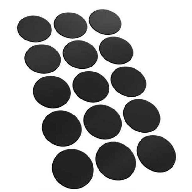 Set 100 buc buline magnetice autoadezive, 3.8 cm - eMAG.ro