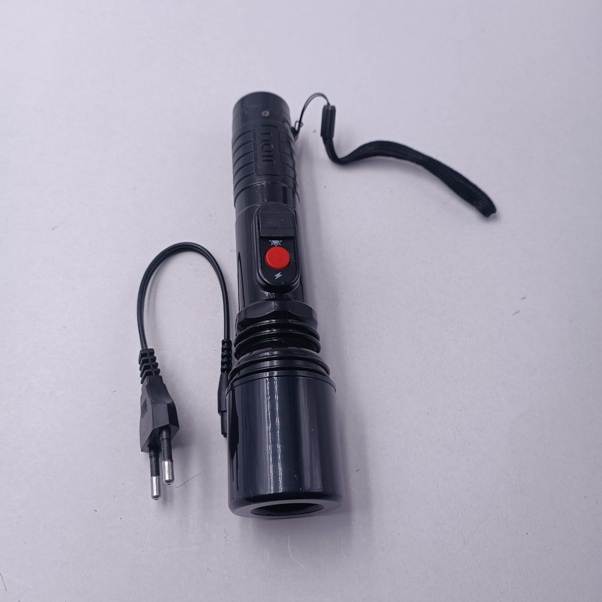 Lanterna cu Electrosoc, Model WS 912, Agatatoare, Incarcator, 19 cm, Negru, Dalimag - eMAG.ro