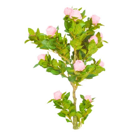 Copac artificial, Trandafir fara ghiveci, Naimeed D5611, 125x65 cm, Roz ...