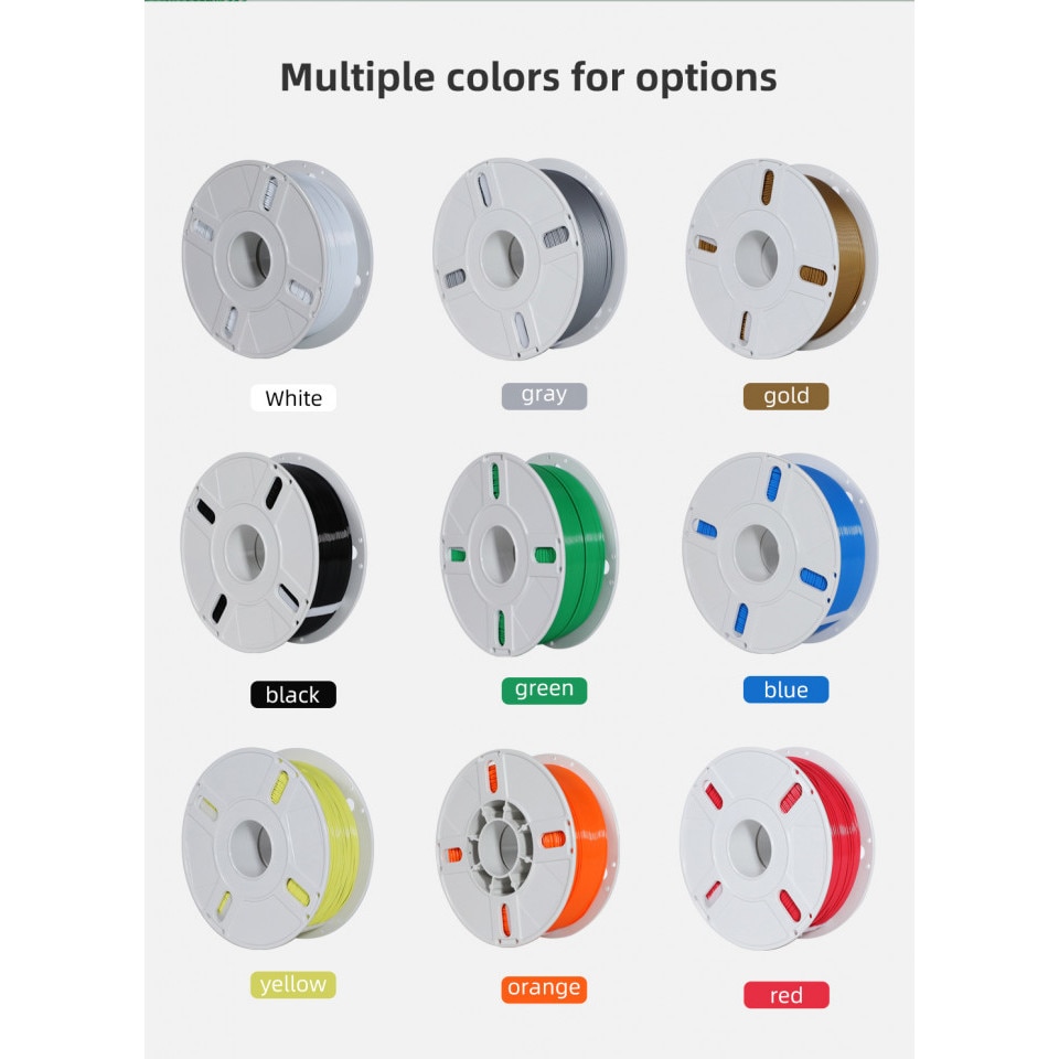 Rola filament verde translucent PET-G special pentru litere si reclame ...