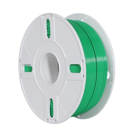 Rola filament verde translucent PET-G special pentru litere si reclame ...