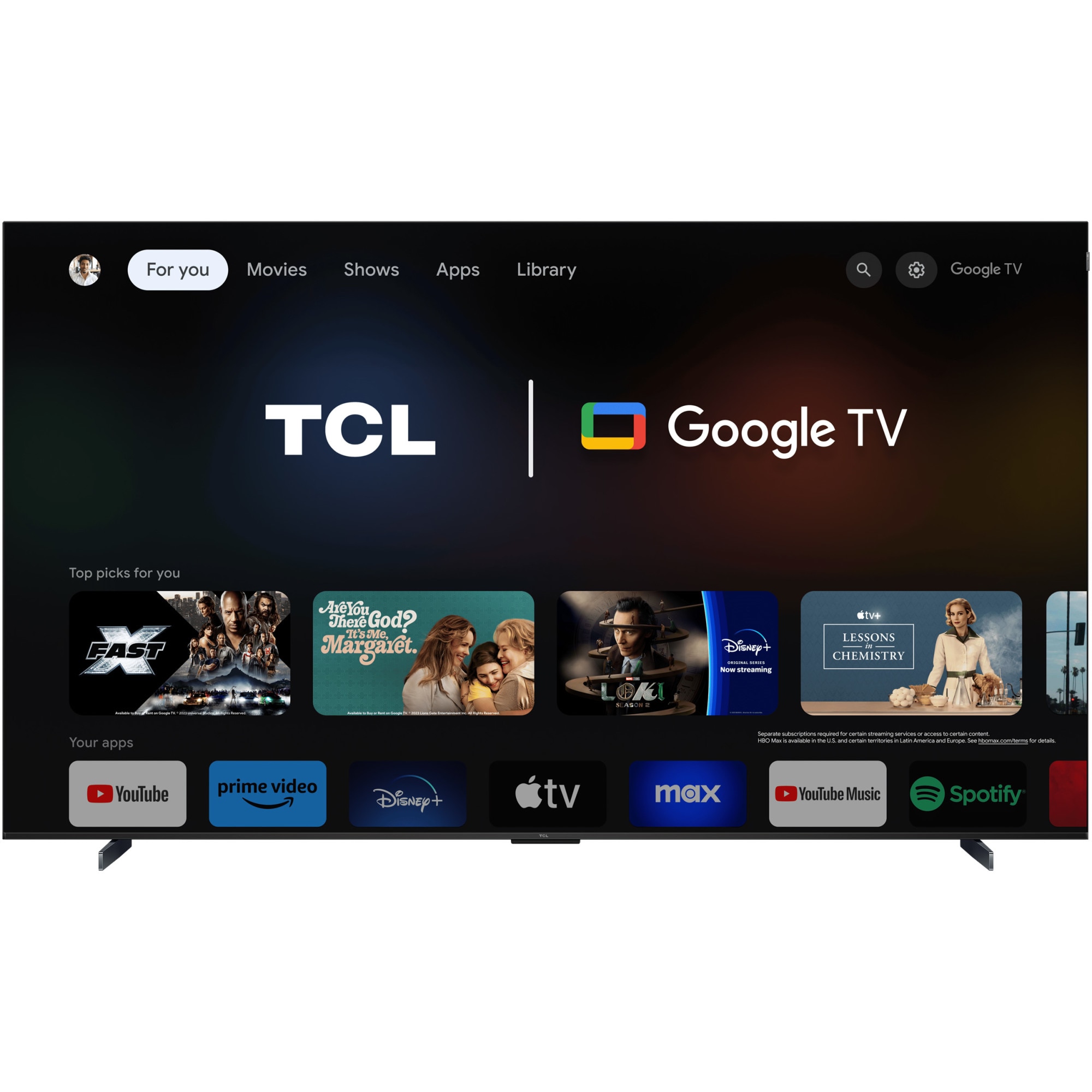 Televizor TCL QLED 98C655, 248 cm, Smart Google TV, 4K Ultra HD, 100Hz ...