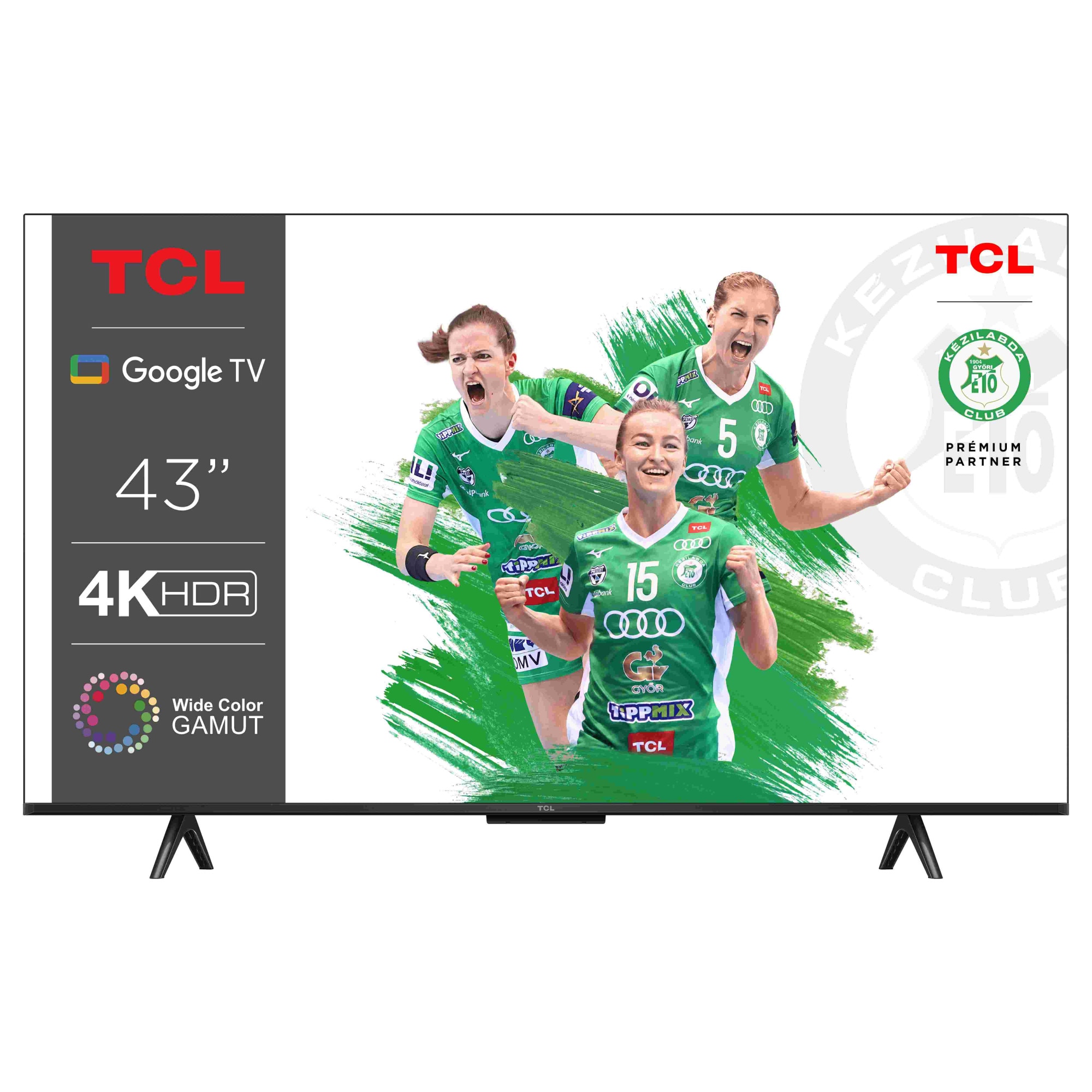 Televizor TCL LED 43P755, 108 cm, Smart Google TV, 4K Ultra HD, Clasa F (Model 2024) - eMAG.ro