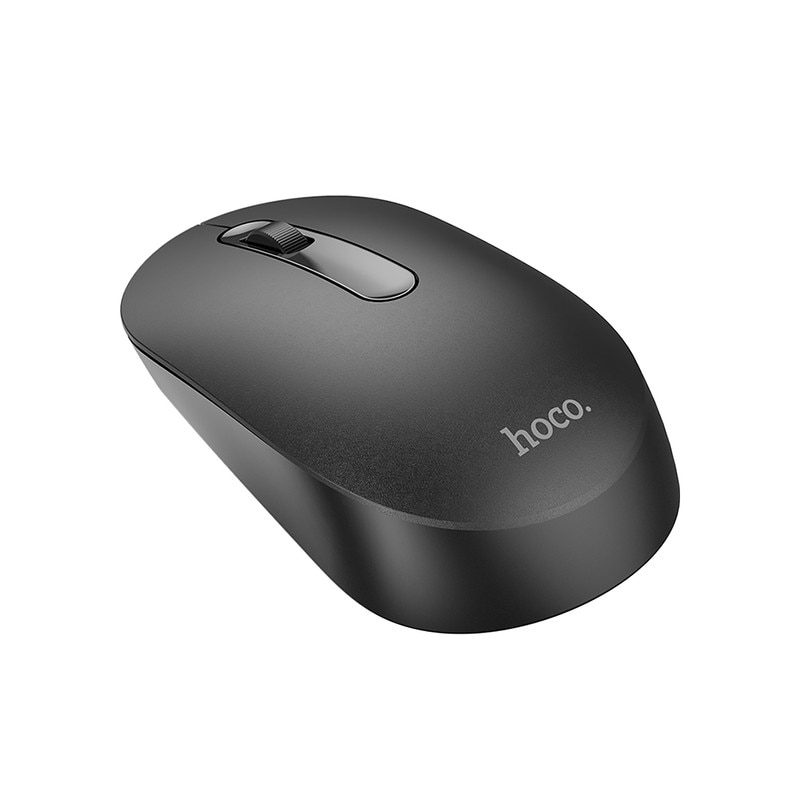 Mouse wireless, HOCO Platinum, 2.4G, Negru - eMAG.ro