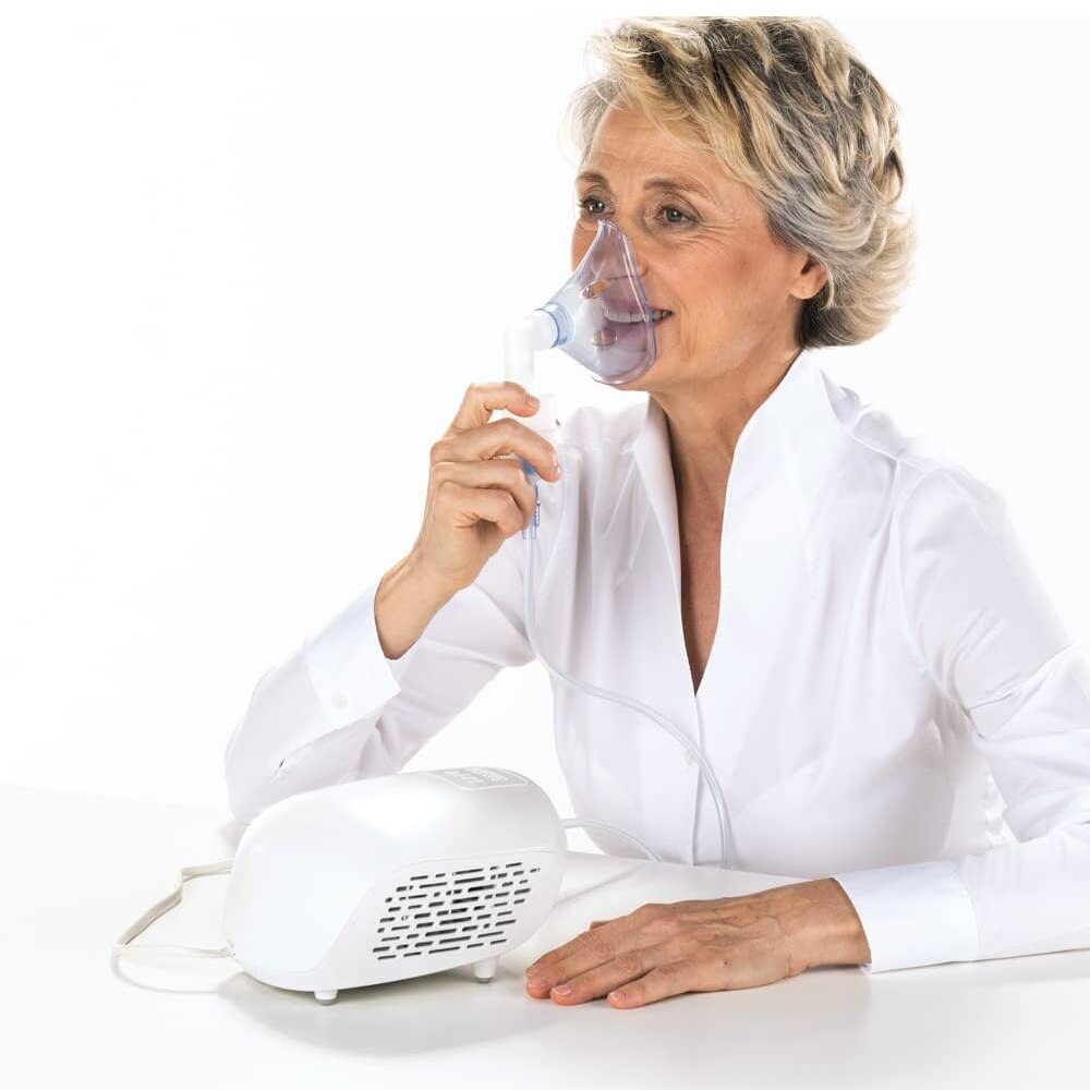 Inhalator de aerosoli, Laica, Cu compresor, Pentru tratament, 4 filtre ...