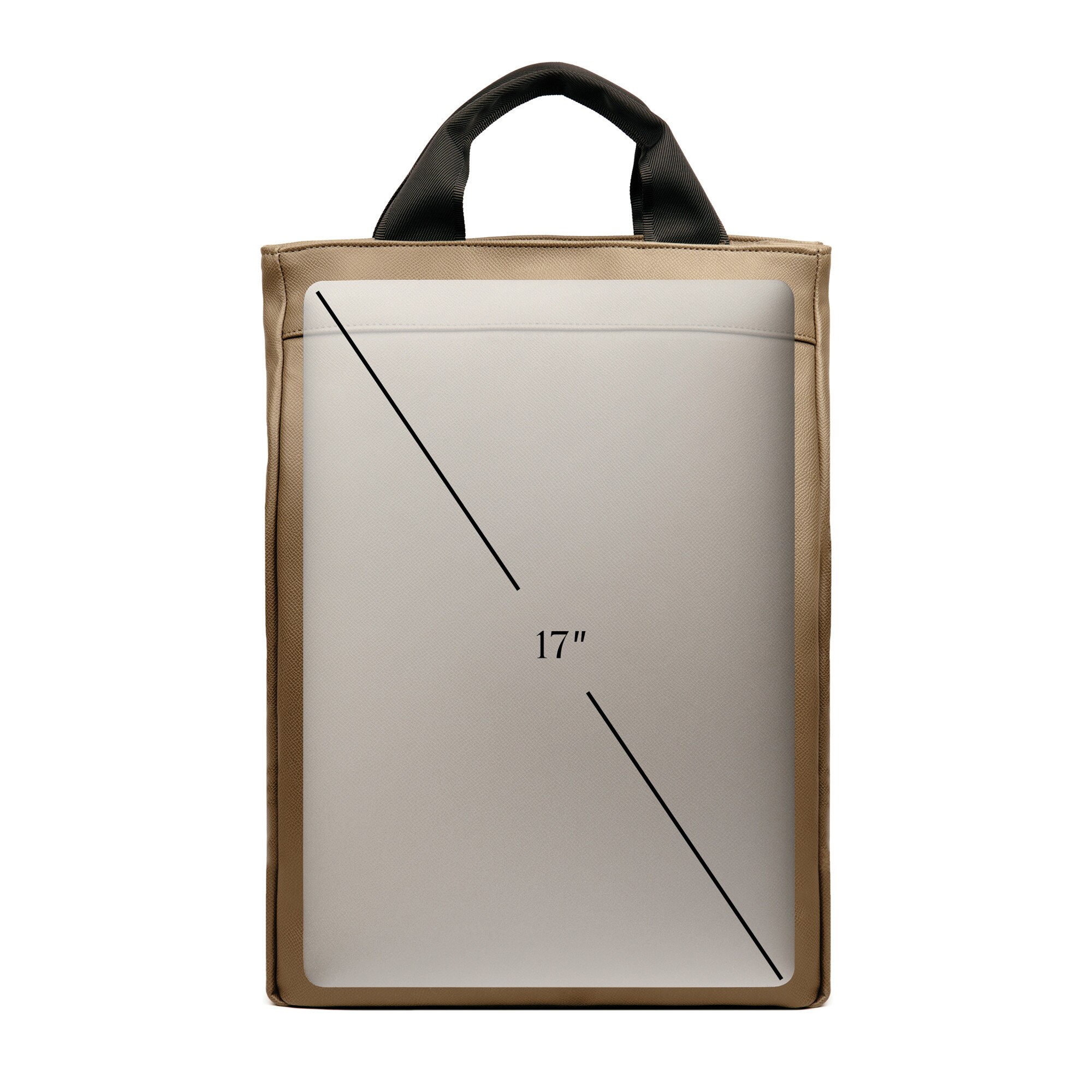 Rucsac, piele PU reciclata, maro - eMAG.ro